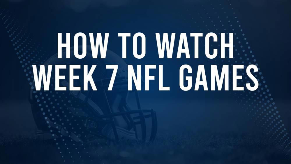 NFL Week 7 TV Schedule, Streams, Start Times, Channels | Picayune Item
