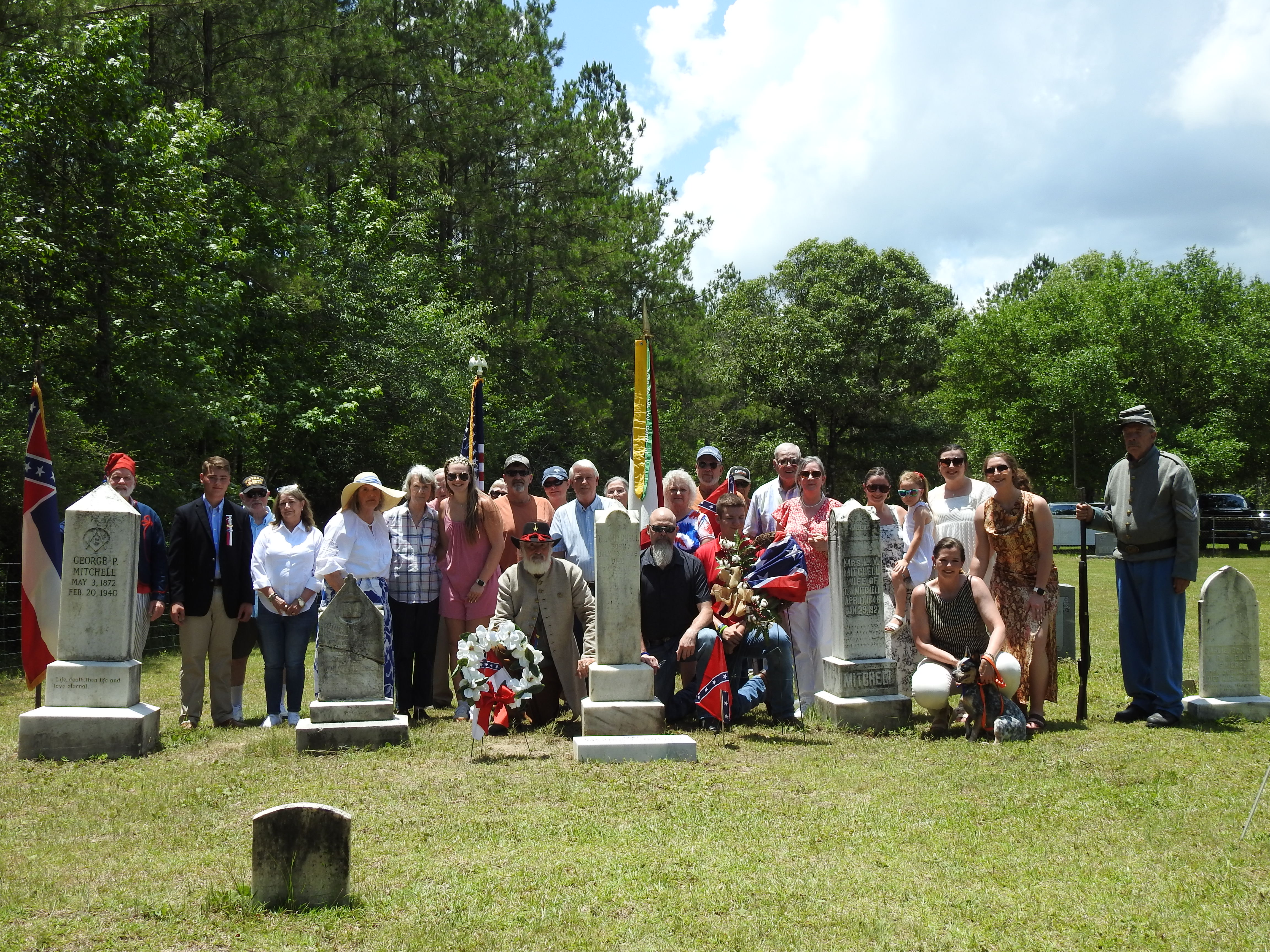 Community Gathers to Honor Confederate Soldier with Headstone ...