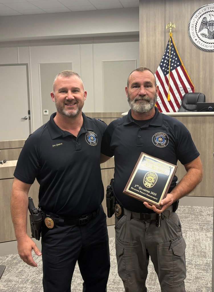 PPD awards officers for quarterly achievements | Picayune Item